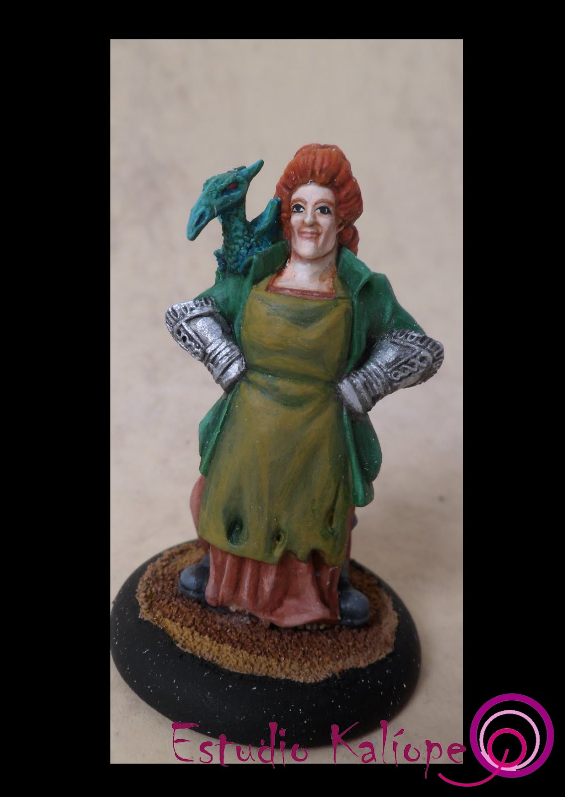 Estudio kalíope: Lady Sybil Ramking (Discworld 28mm)