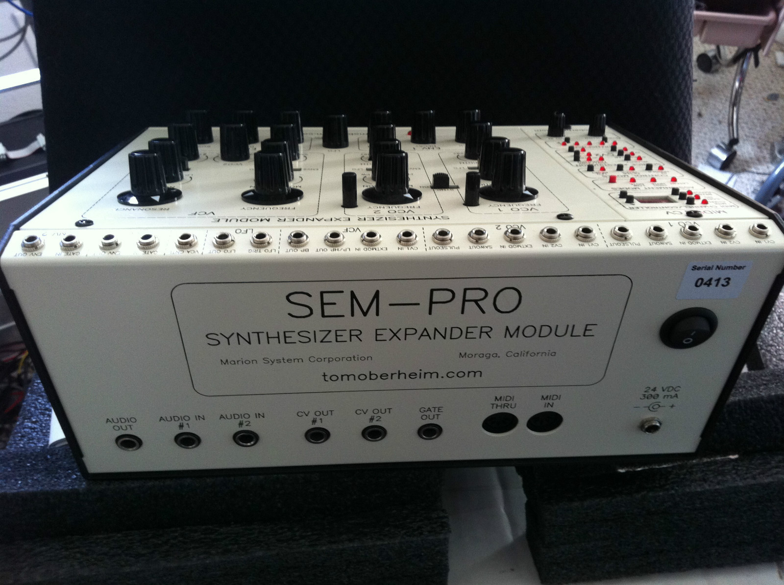 MATRIXSYNTH: Oberheim SEM Pro MIDI SN 0413 Semi Modular CV ANALOG Synth