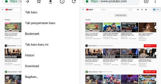 Cara Membuka YouTube Tampilan Komputer di Android - serbaCARA.com | Technology for Business
