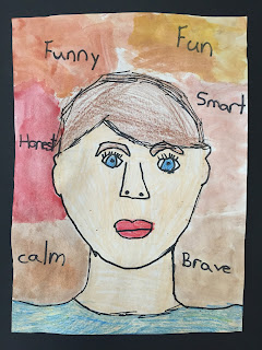 Ms. Curry's Art Room : Second Grade Self-Portraits