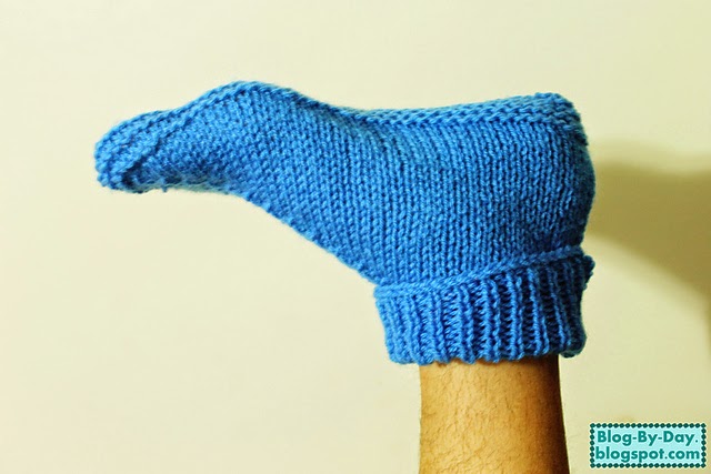 Meia Azul Para Adulto :: Receita #44 | Blog-By-Day