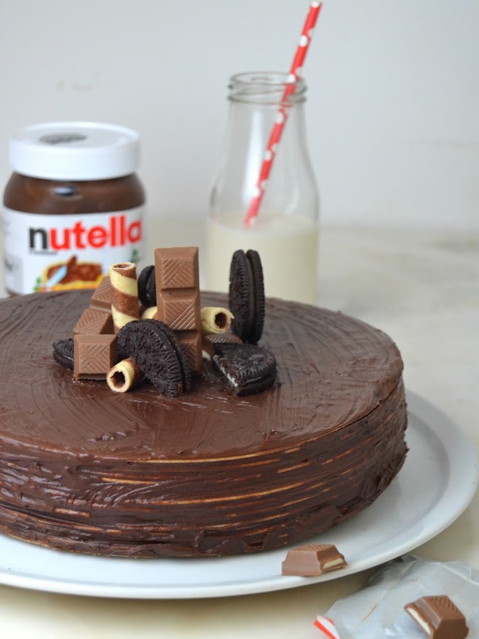 Tarta de Nutella con galletas | Cocina