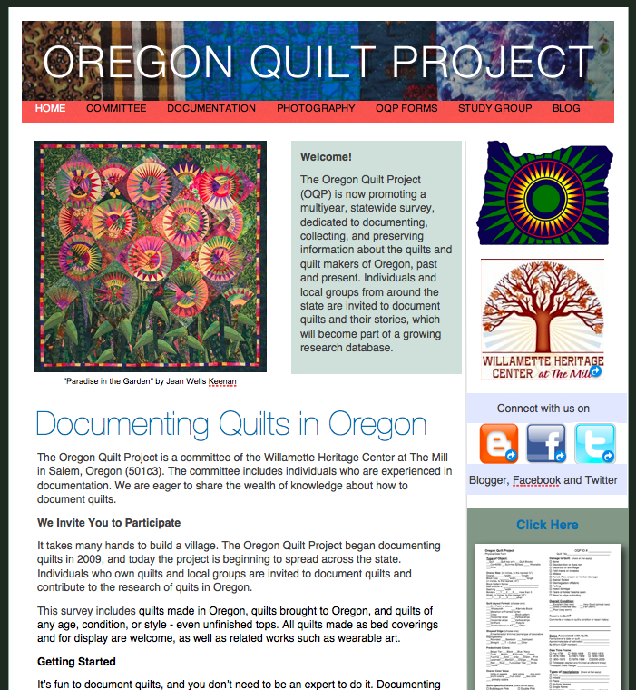 Oregon Quilt Project