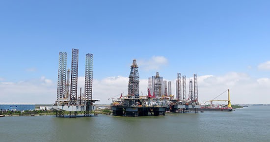 From Lois' Hands: Oil Rigs