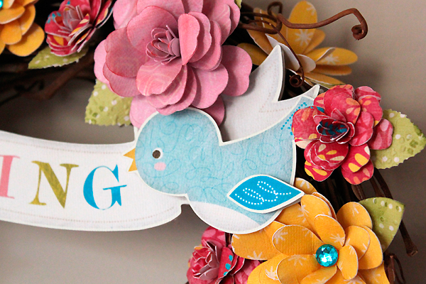 Cricut Spring Wreath - 17turtles Juliana Michaels