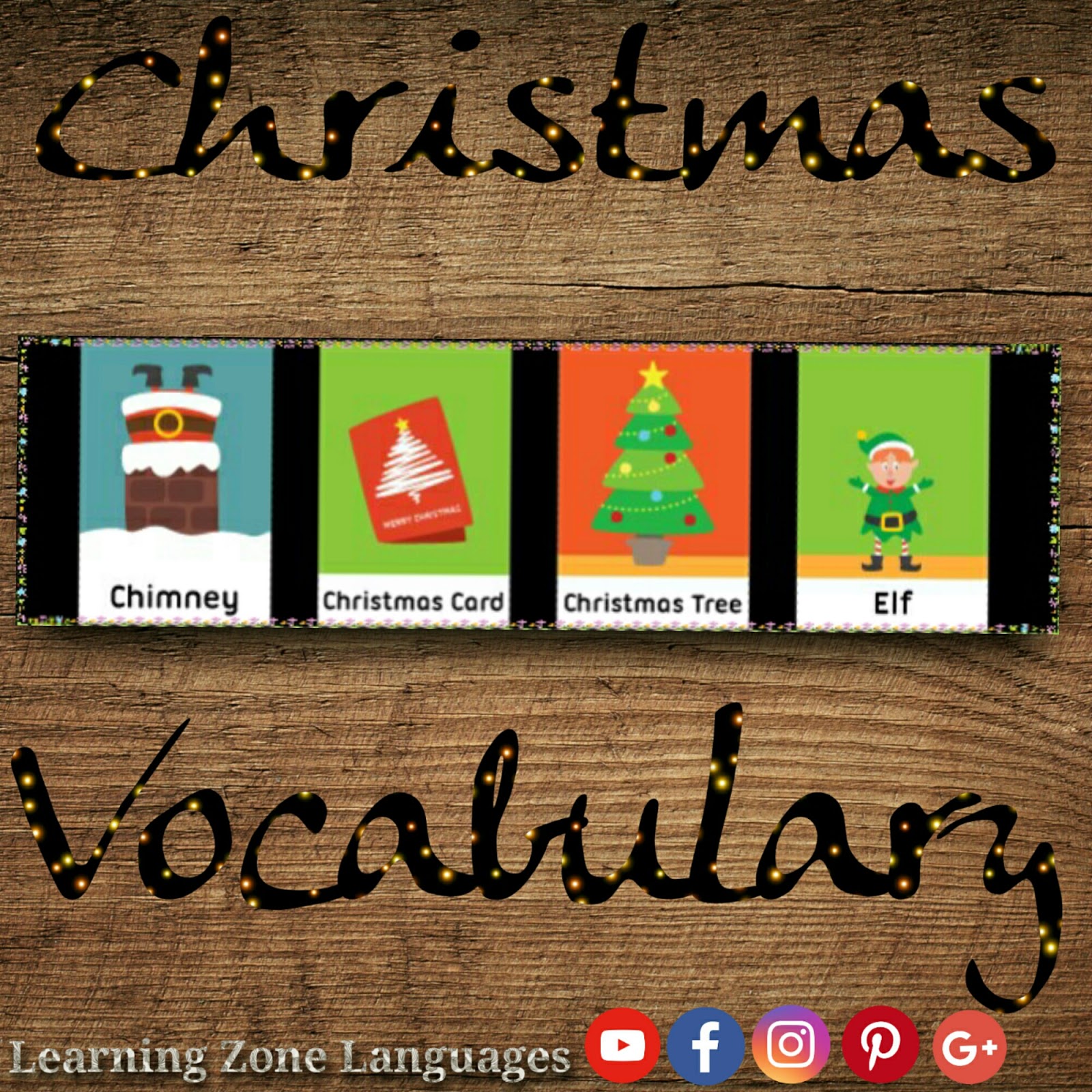 Learning Zone Languages: Christmas Vocabulary