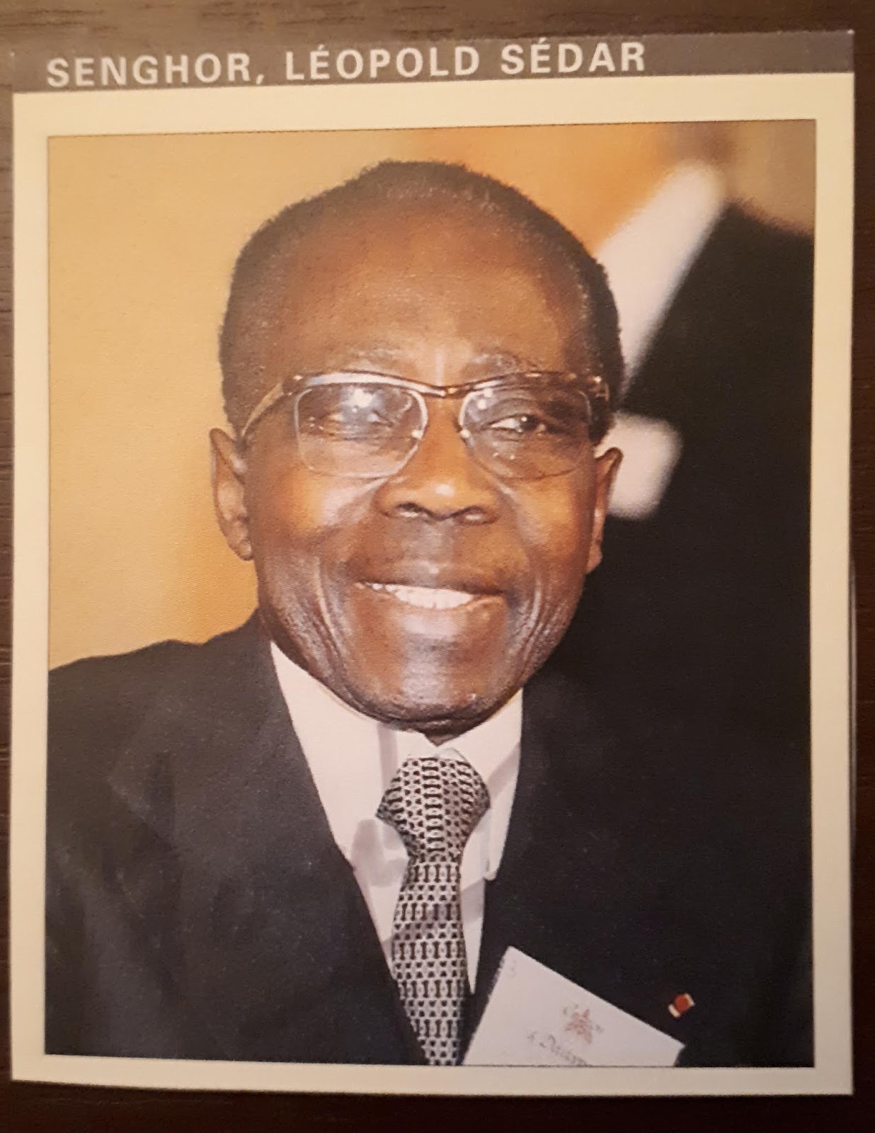 Autograph VIP: Léopold Sédar Senghor, a Senegalese poet, politician ...