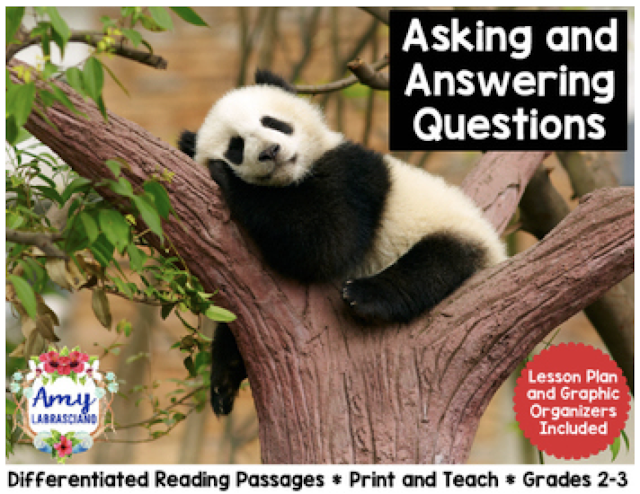 Learning Lessons With Amy Labrasciano: Asking Questions While We Read ...