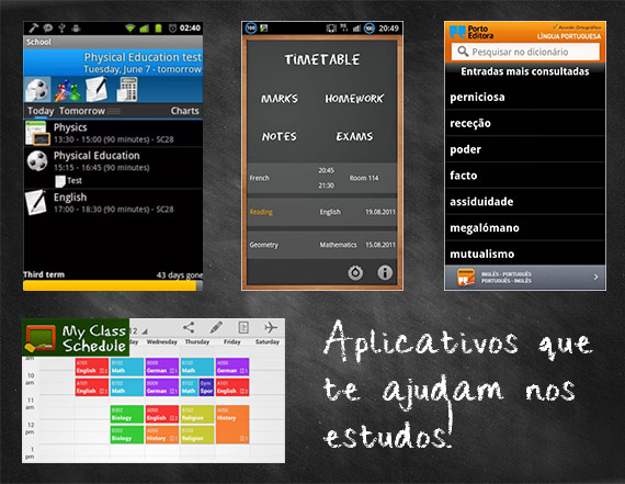 Volta às aulas: 5 aplicativos para facilitar a vida na escola - blog teste