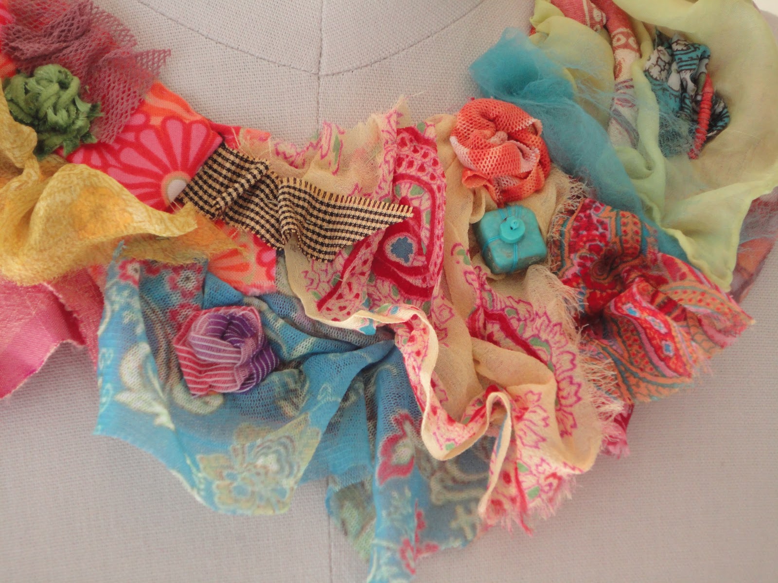 Gayle Ortiz: Found Fabric Collars