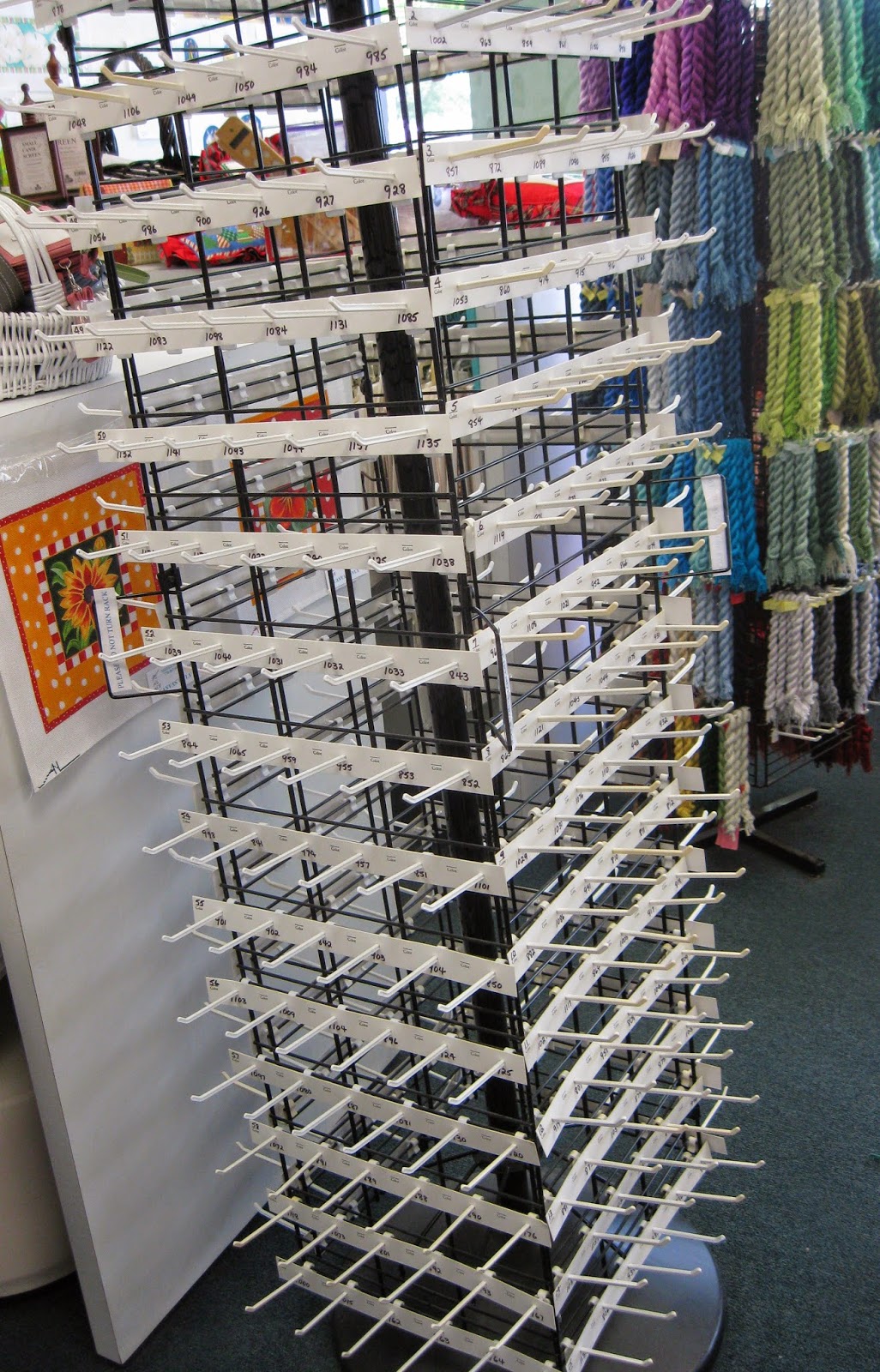 Needle Nicely: Broken fiber rack and some frogging