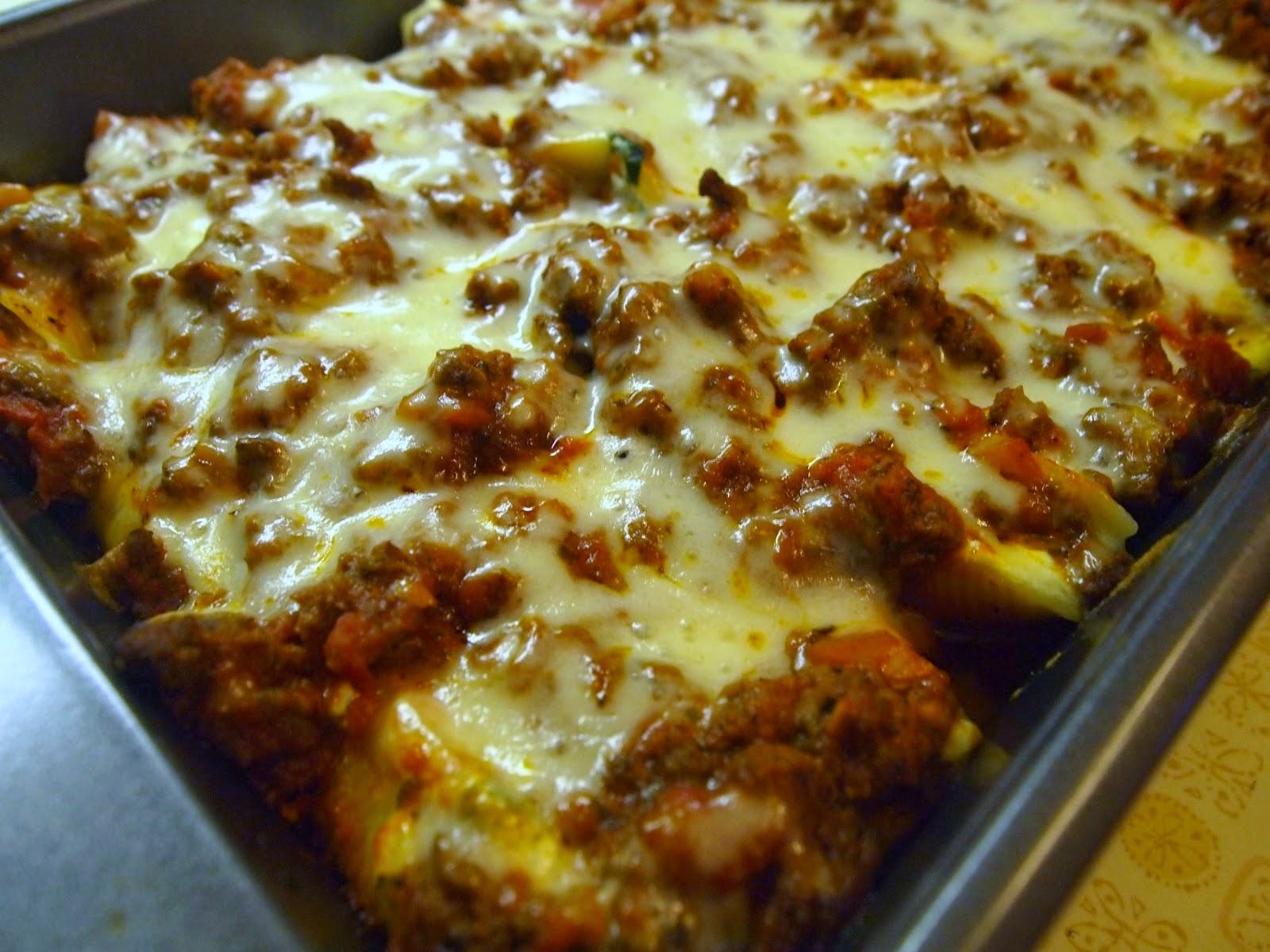 Food Masti: Cheesy Shell Lasagna