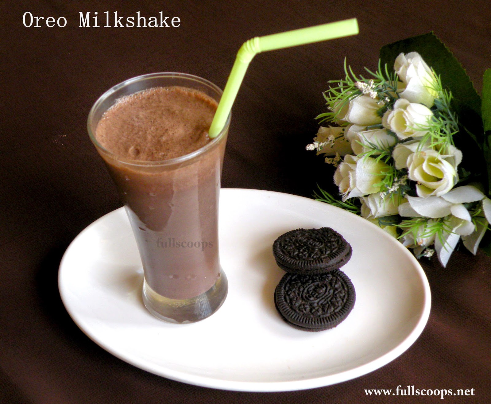 Oreo Milkshake Recipe ~ Full Scoops - A food blog with easy,simple ...