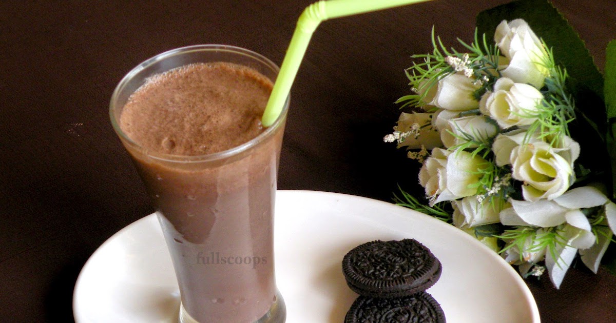 Oreo Milkshake Recipe ~ Full Scoops - A food blog with easy,simple ...