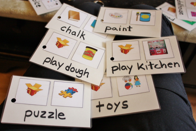 Uncommon Sense: DIY: Creating a Visual Schedule (incorporating AAC symbols)