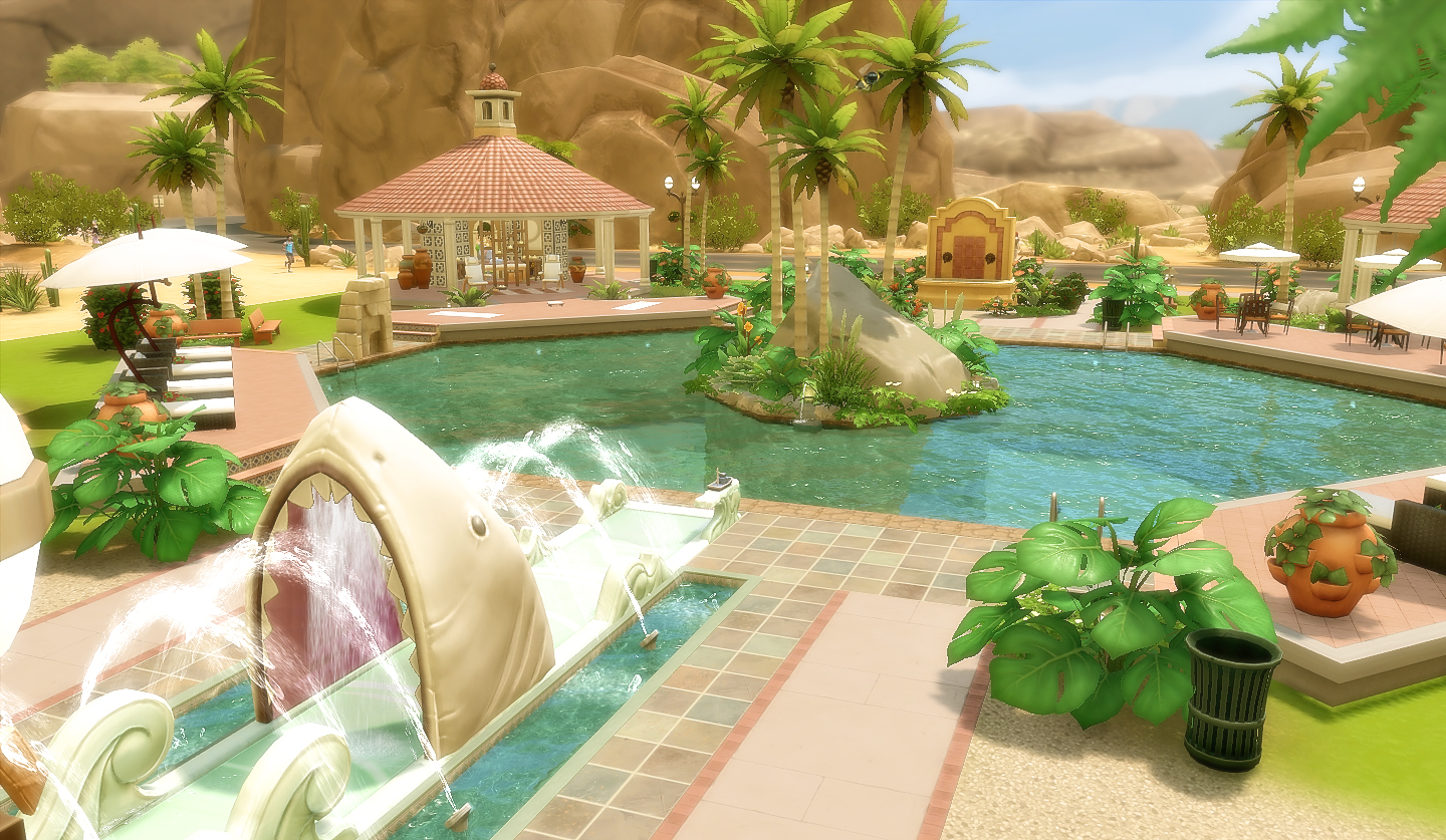 Oasis Springs Park - The Sims 4 - Via Sims