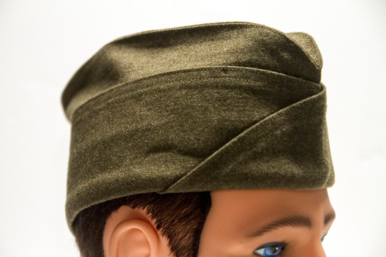 Militaria et WW2: CAP, GARRISON, SERGE, O.D. Type 1
