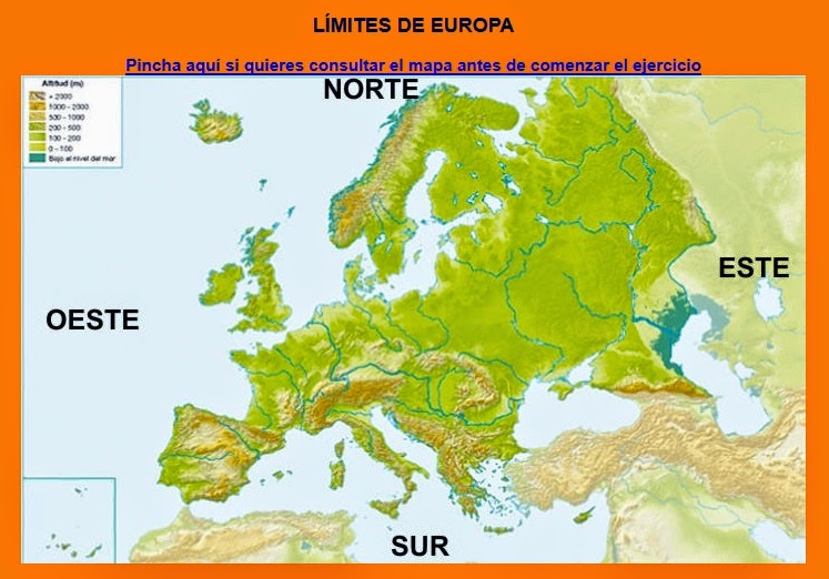 EUROPA, EL VIEJO CONTINENTE Y SUS REGIONES GEOGRAFICAS : Mapas