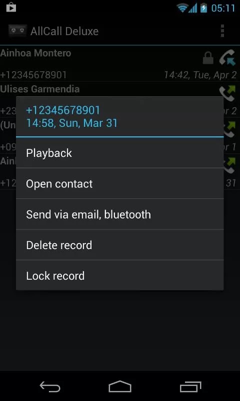 All Call Recorder Deluxe v2.4 apk download - Vip andromax
