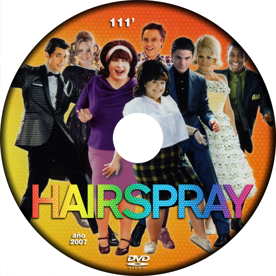 Caratulas de películas DVD para cajas CD: Hairspray - [2007]