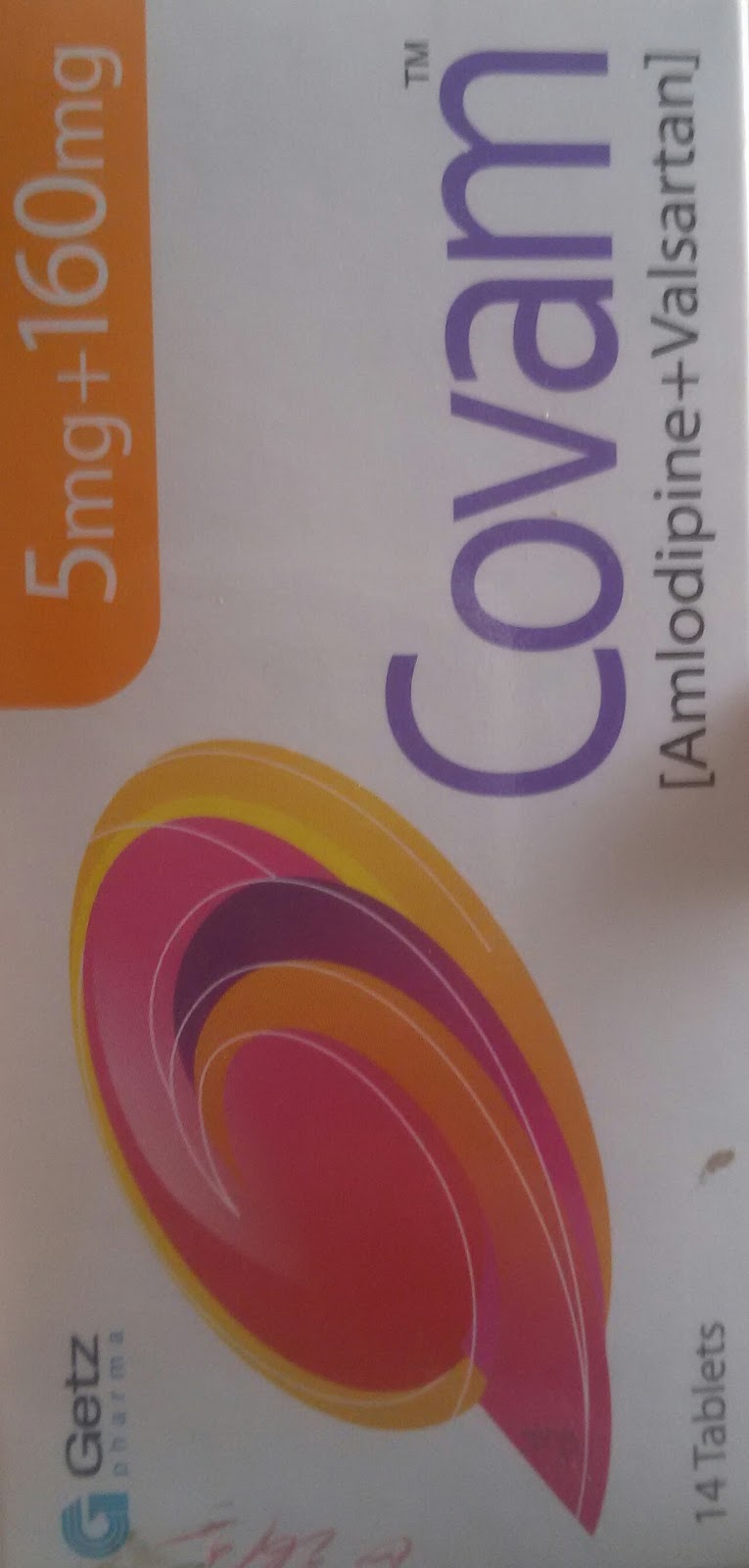 Medicine Guide: Covam amlodipine+ valsartan tablets by Gets