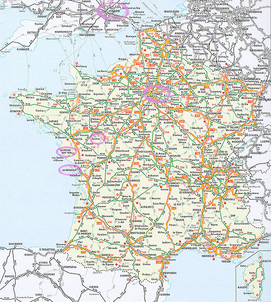 França | Mapas Geográficos da França