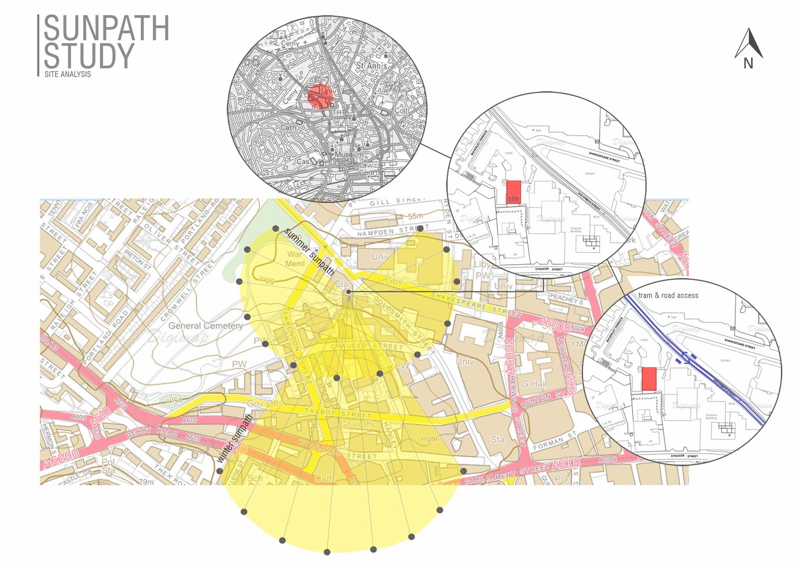 NTU Music Centre: Site Analysis (Sunpath)