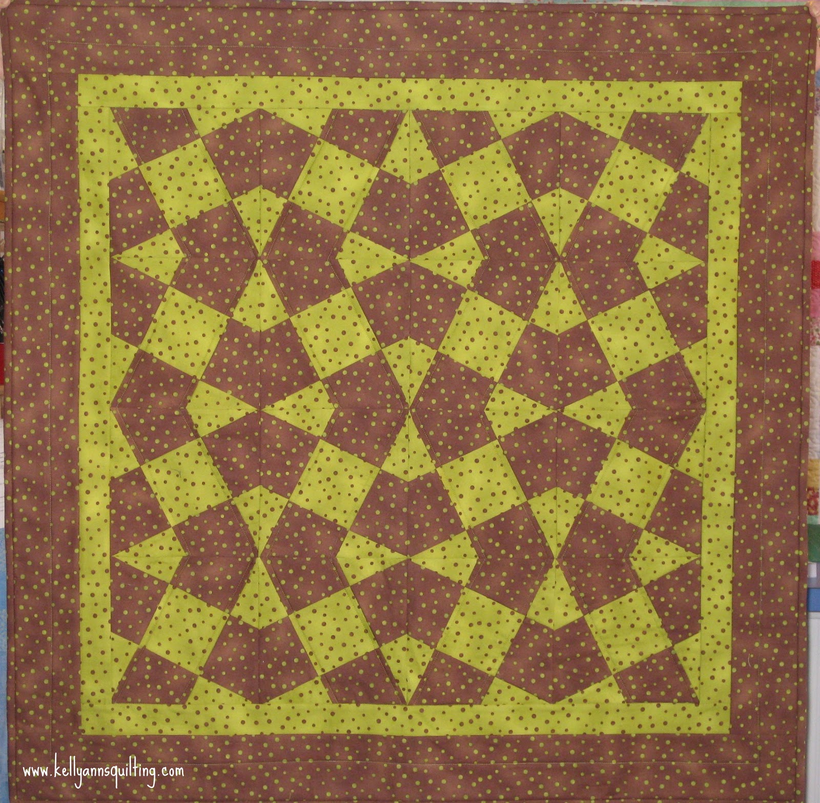 2 Color Quilt Challenge...Done!!