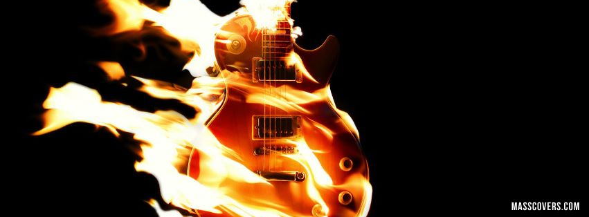 Fire Guitar FB Cover | FB Cover - Unique Covers For FB Timeline