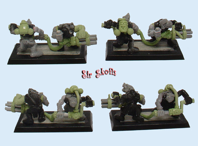 Sir Skofis's Workshop: Skaven custom made Ratling Guns (conversions)