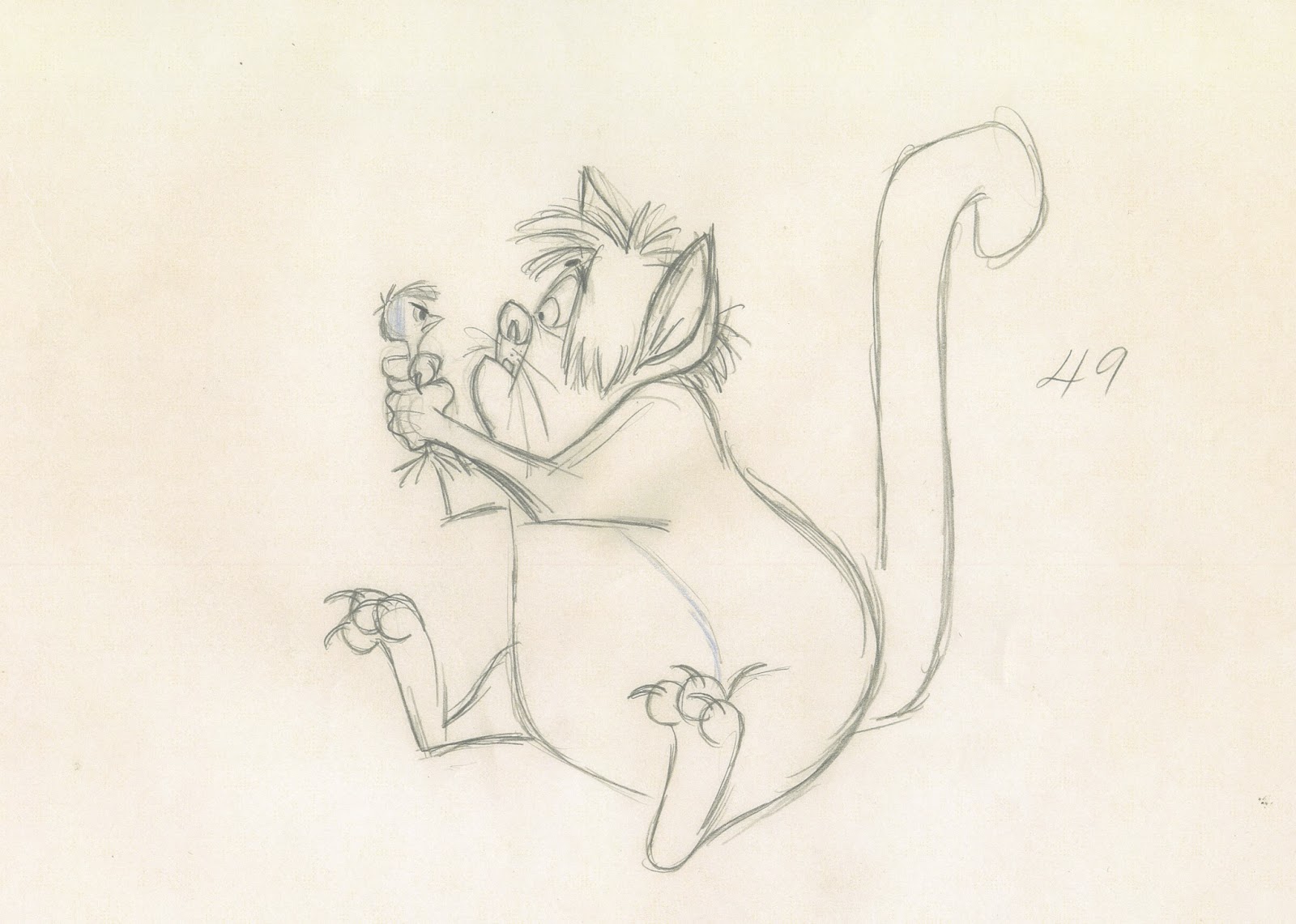 Deja View: Madame Mim as a Cat and as a Tiger