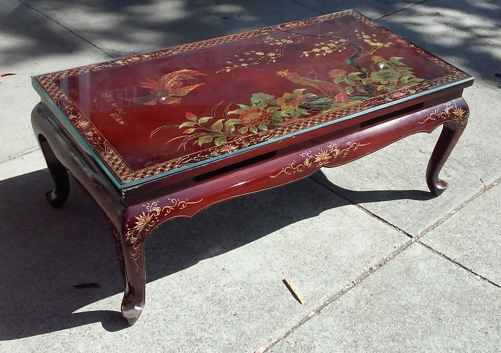 UHURU FURNITURE & COLLECTIBLES: SOLD **REDUCED** Chinese Phoenix Coffee ...