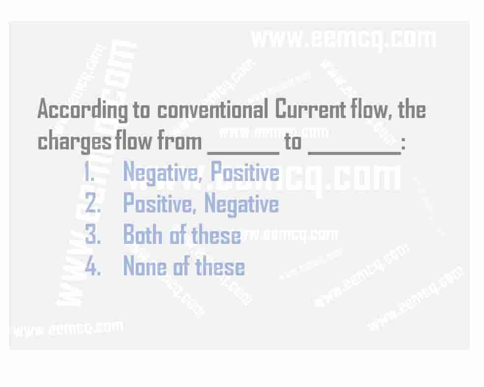 Correct Current Direction according to Conventional Current Flow ...