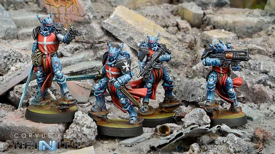 Wargame News and Terrain: Corvus Belli: New Infinity Knights ...