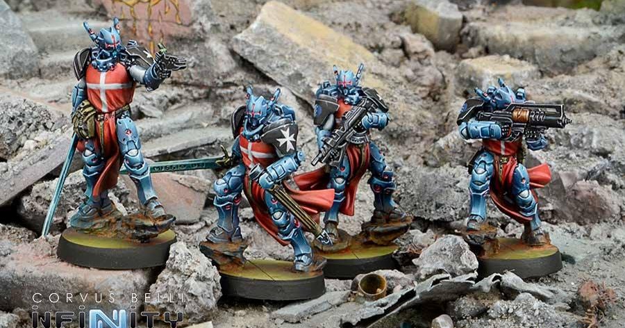 Wargame News and Terrain: Corvus Belli: New Infinity Knights ...