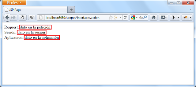 Tutoriales de Programacion Java: Struts 2 - Parte 4: Scopes de Objetos Web