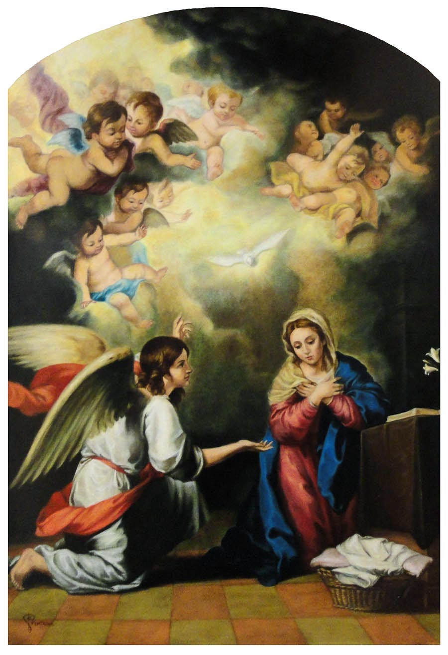 Formación Pastoral para Laicos: La Anunciación del Ángel a María