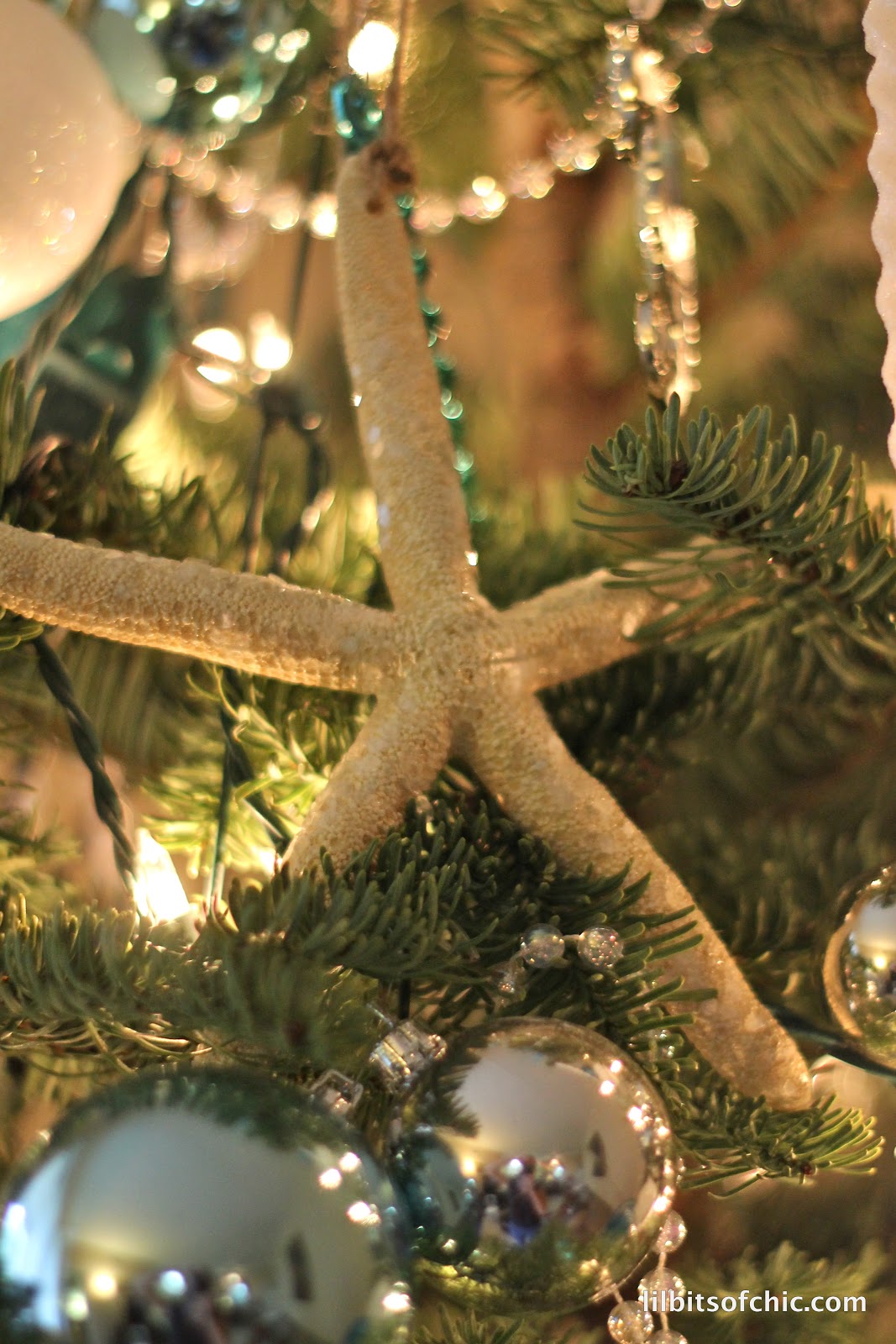 My Ocean Themed Christmas Tree - Lil bits of Chic