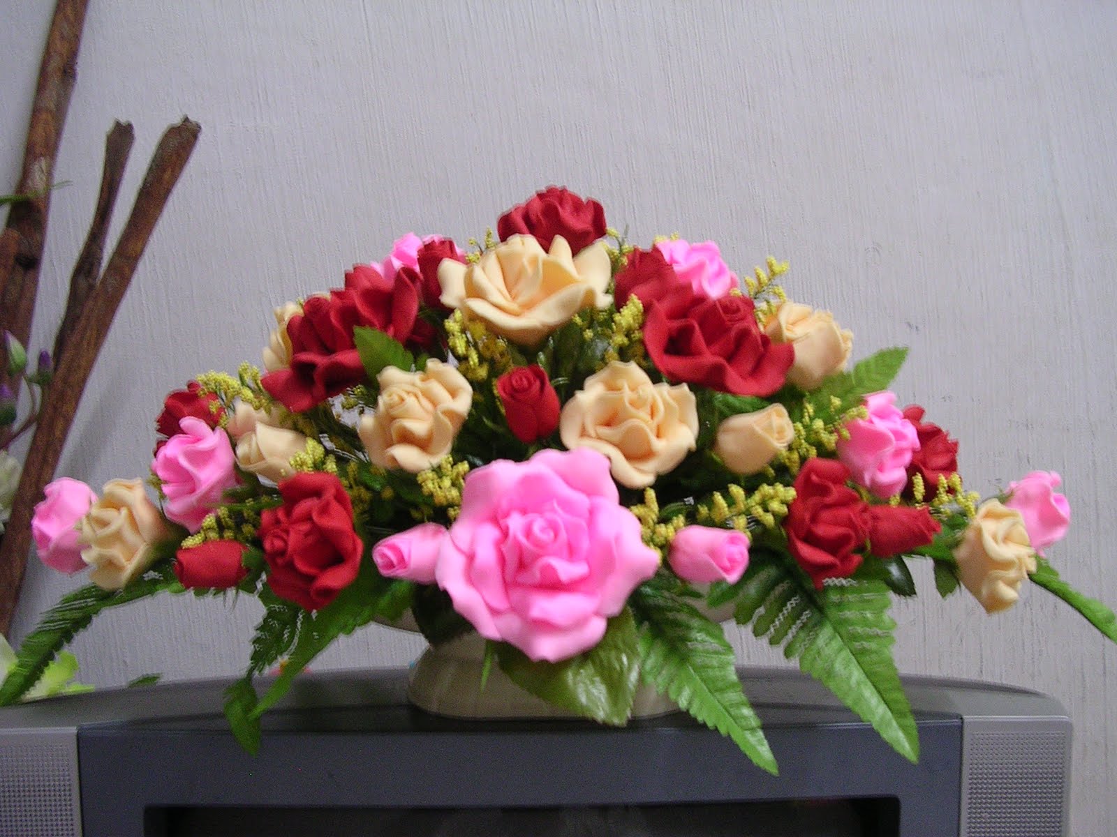 Bunga Sabun Collection: Gubahan bakul lonjong