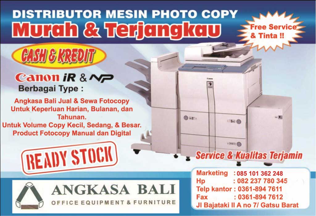 Angkasa Office: Pusat Jual Mesin Fotocopy di Bali Angkasa Bali