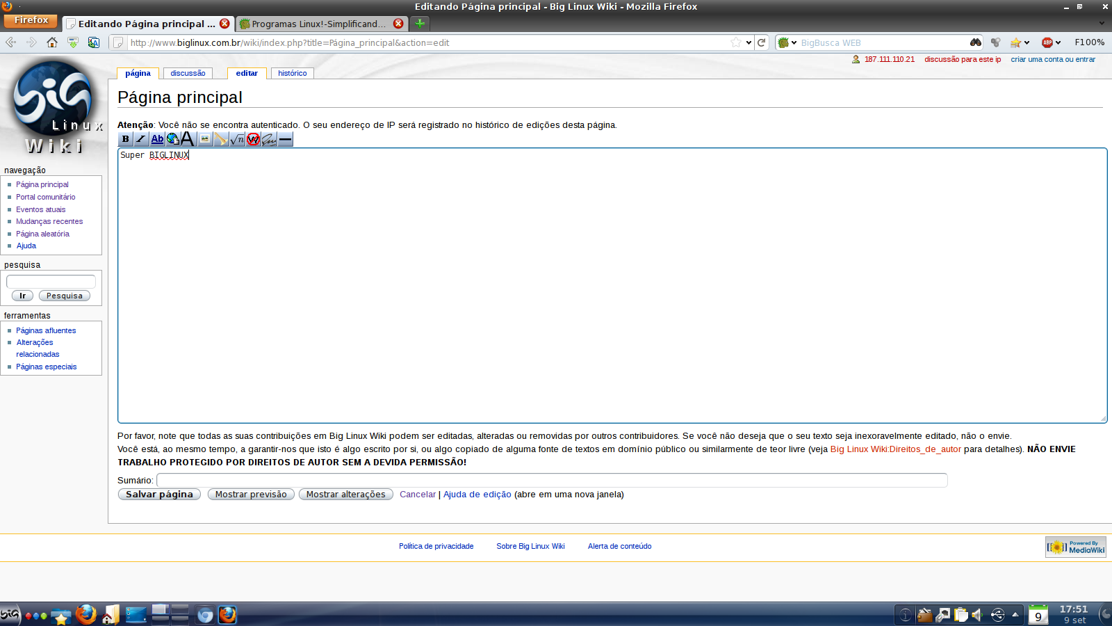 Informatica Na Tela: KDE BIG LINUX