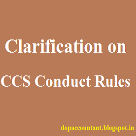 Clarification on Rule 4 (1) of CCS Conduct Rules 1964 - regarding - DOP ...