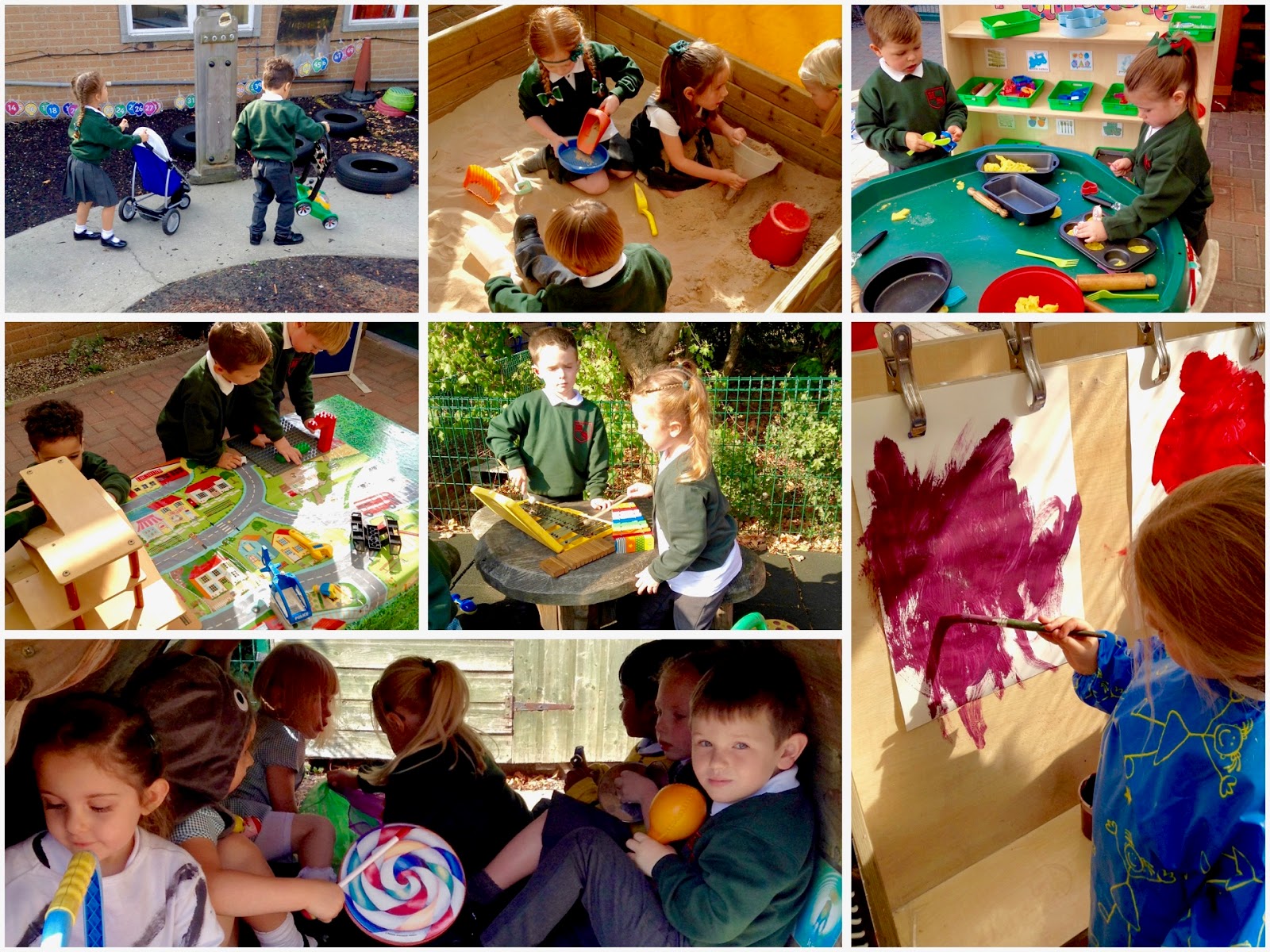 Hacton News: Early Years: Reception Children Settle In