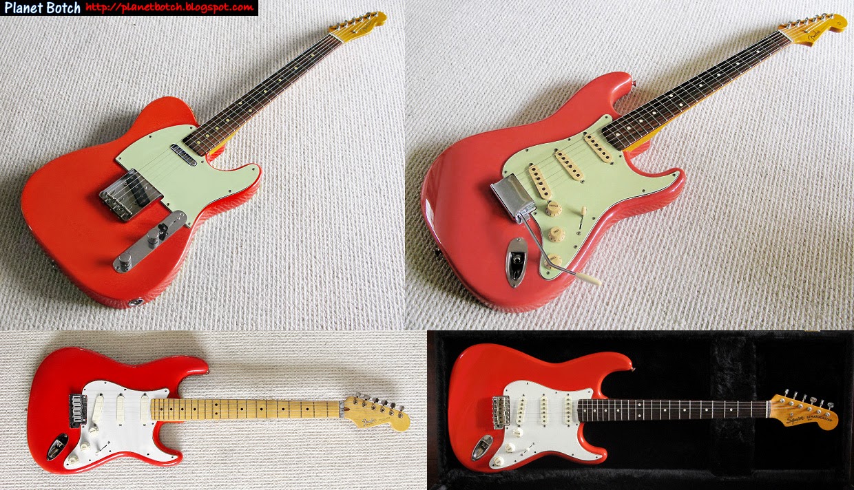 Fender Colour Mysteries: Fiesta Red and Salmon/Coral Pink | Planet Botch
