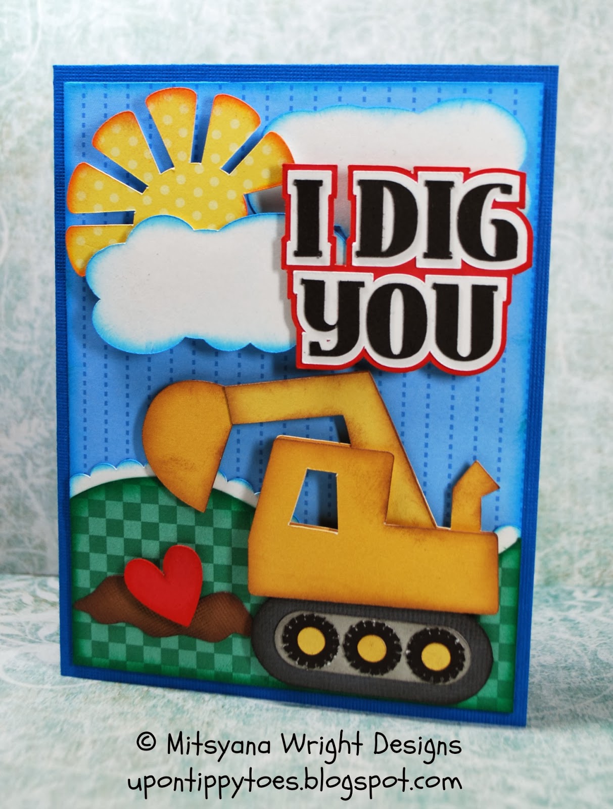 Up On Tippy Toes: Valentine's Day Card - I Dig You
