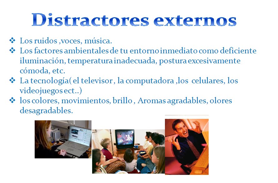Distractores del aprendiz