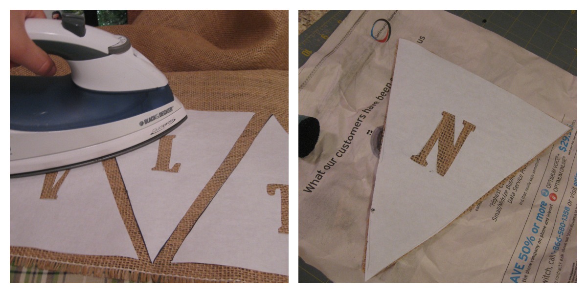 Nerd Craft Librarian: Burlap Bunting