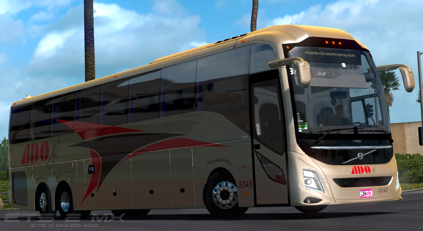 Volvo 9800 (Versión Premium) para ETS 2 y ATS - ETS 2 Mundo Mod
