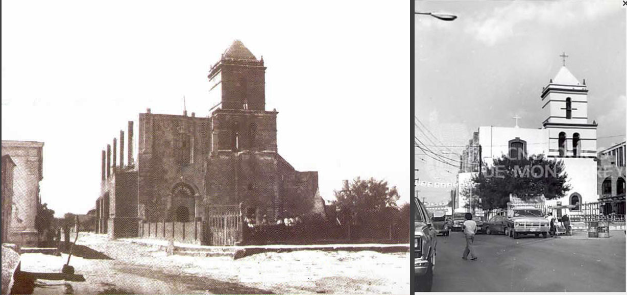 Monterrey, México: Antiguo Templo de Guadalupe en Gpe, Nuevo León