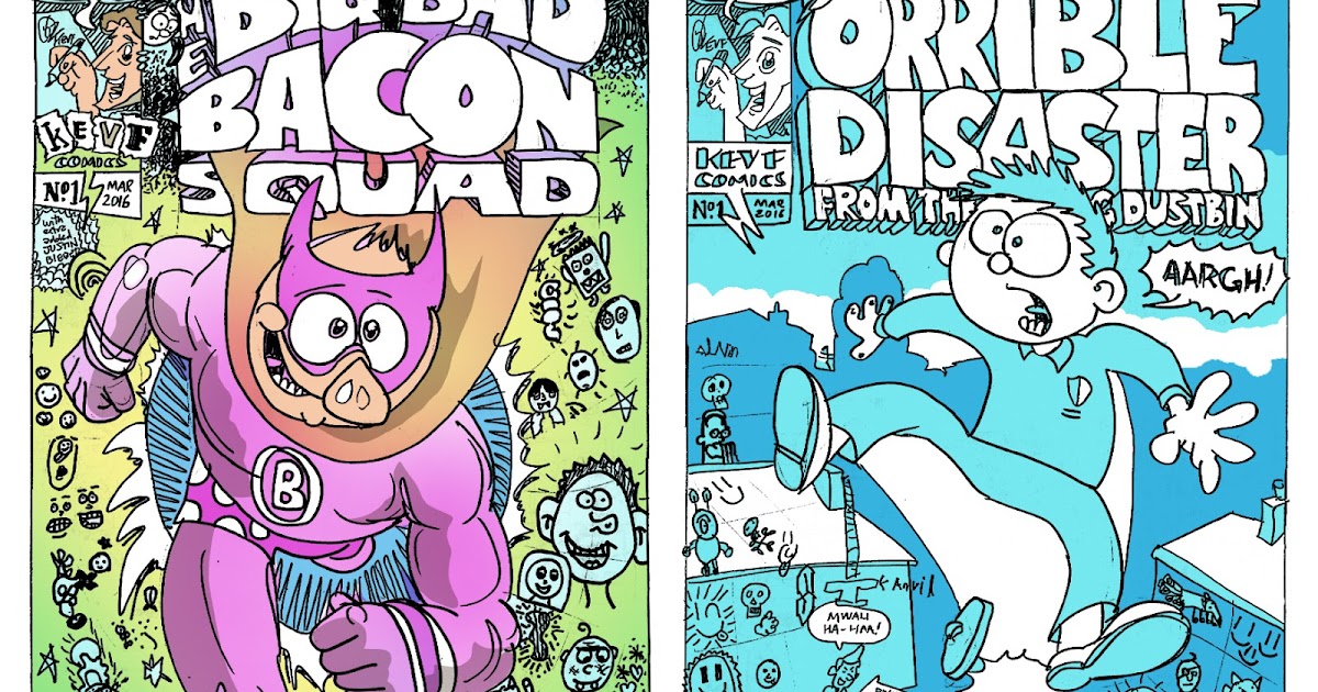 Kev F comic art: Big Bad Bacon Squad - kids comics from World Book Week ...